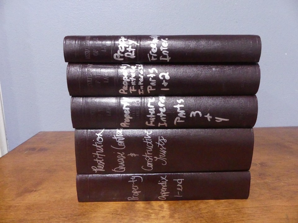 5 Volume American Law Institute Restatement of the Law Property ...