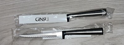 GINSU Stainless Steel Steak Knife 4" Blade | eBay