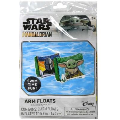 Star Wars The Mandalorian Swimming Pool Inflatable Arm Floaties | eBay