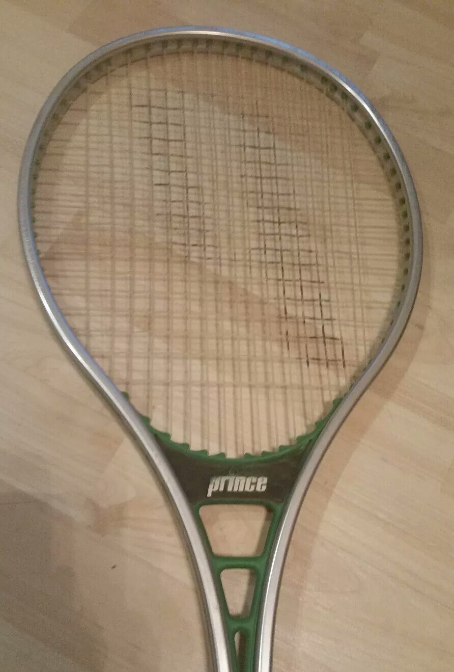 VINTAGE PRINCE CLASSIC OVERSIZE ALUMINUM TENNIS RACQUET 4 1/4" Green | eBay