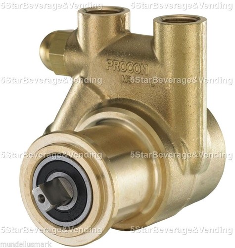 PROCON PUMP SERIES 1 BRASS ROTARY VANE W/RELIEF VALVE 125GPH 250PSI 3/8 ...