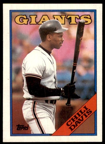 1988 TOPPS CHILI DAVIS SAN FRANCISCO GIANTS #15 | eBay