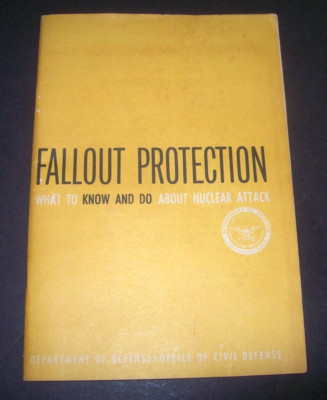 Vintage 1961 U.S.A. D.O.D. FALLOUT PROTECTION 46 page Booklet | eBay