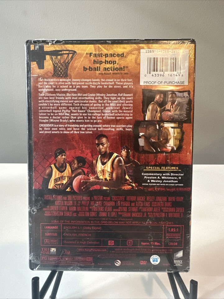 Crossover Movie DVD - Hip Hop Basketball Anthony Mackie, Wayne Brady ...