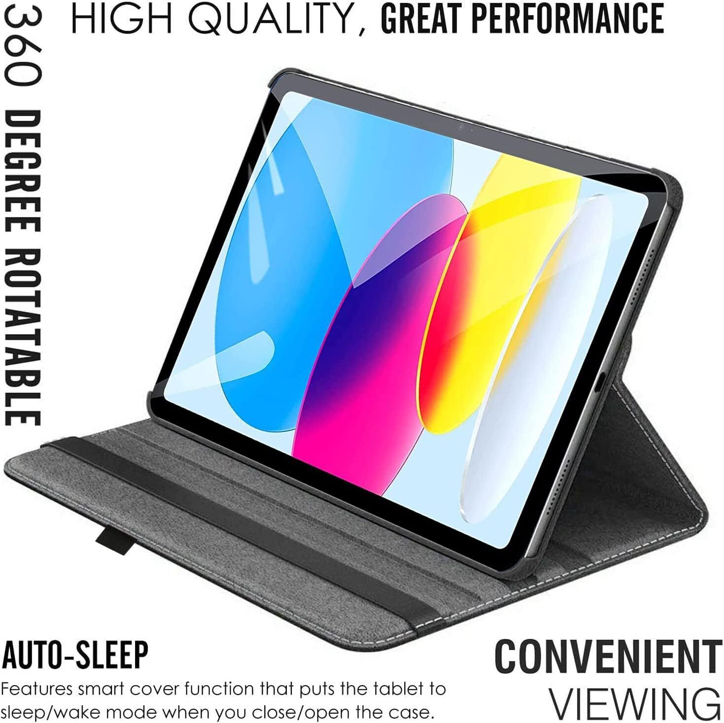 360 Case Cover For iPad 11 13 2024 Pro 2nd 3rd 4/5/6/7/8/9/th Gen 10.2 ...