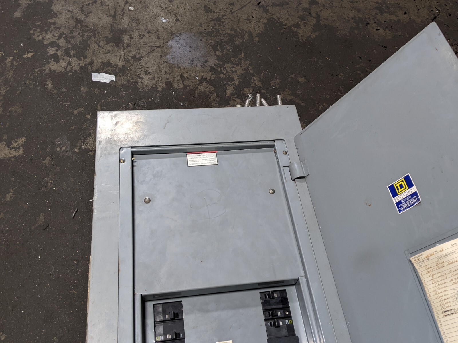 Square D NQOB Panelboard 400 AMP 120/208V 3 Phase 4W 42 Space Box MH53 ...