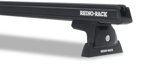 Rhino-Rack Heavy Duty RLT600 Black 2 Bar Roof Rack (Front/Middle) for ...