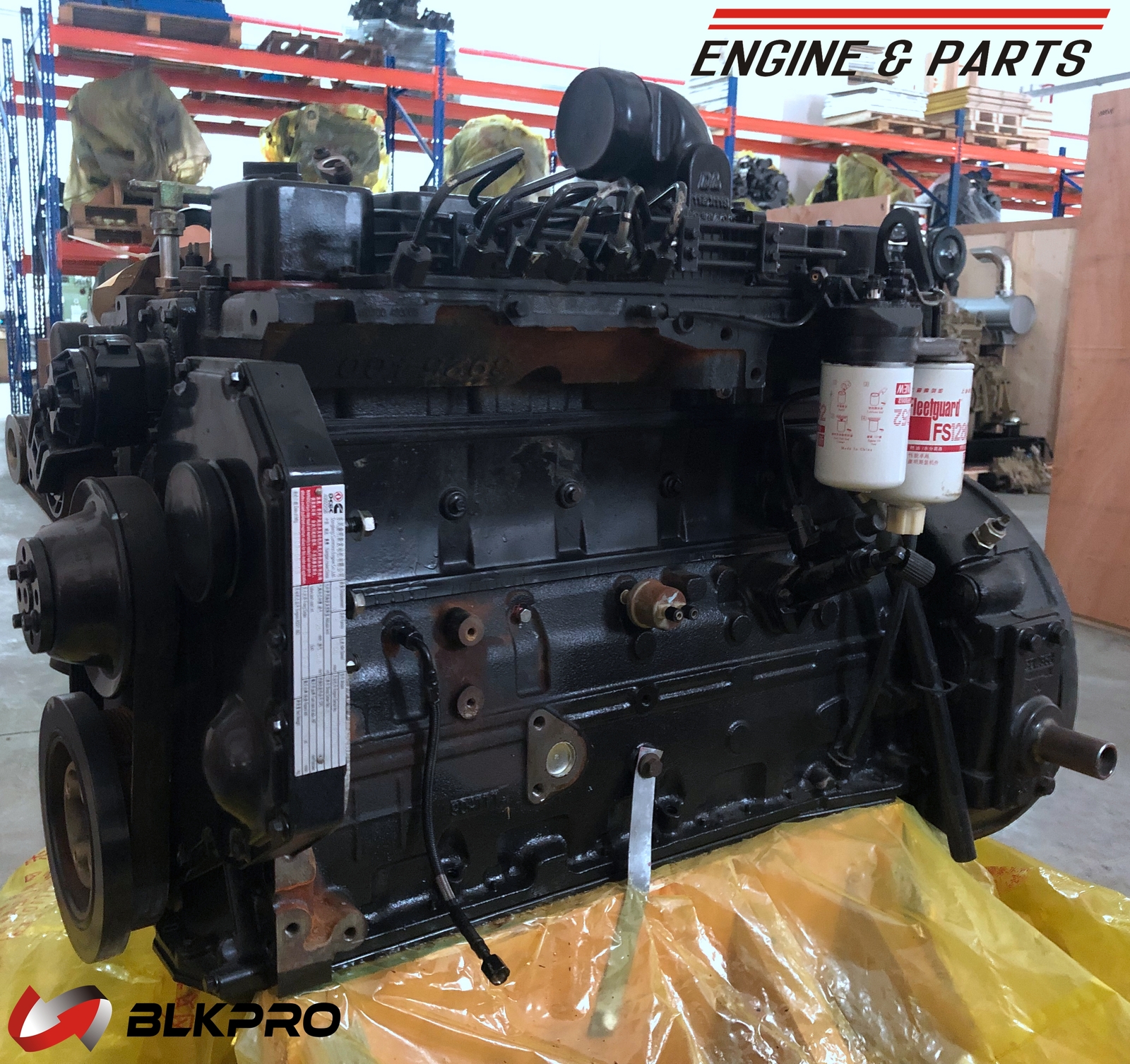 New OEM DCEC Cummins Engine Complete B5.9 6B 130C 130 HP No Core Need ...