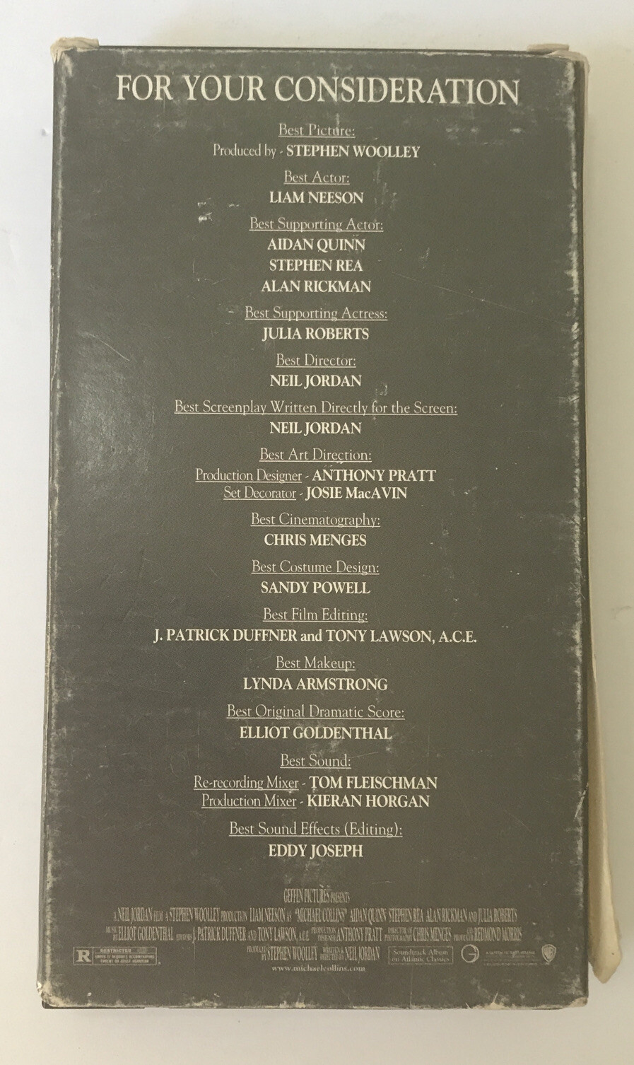 Michael Collins (VHS, 1996, Academy Screener) | eBay