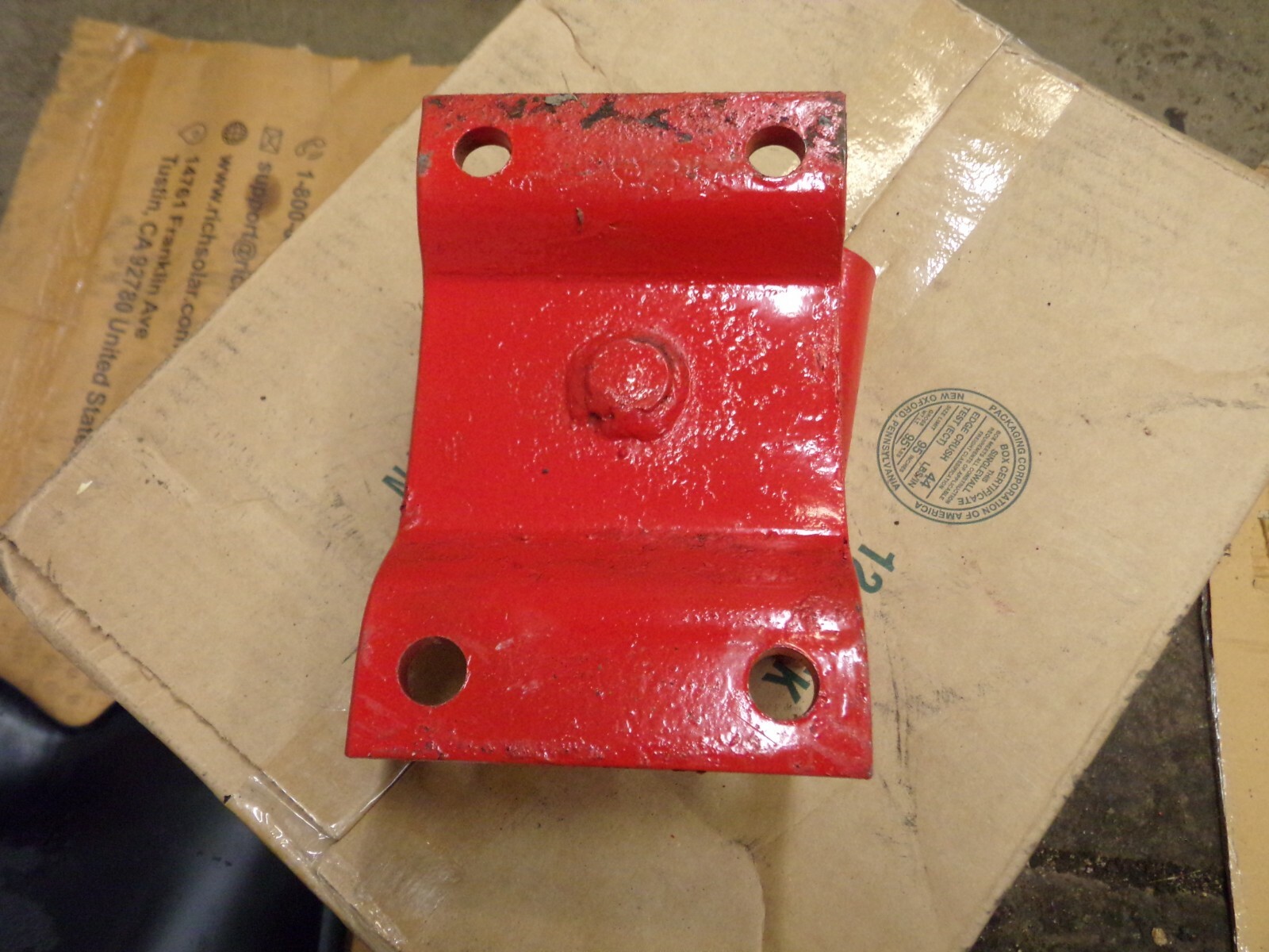 Ford 8N Tractor original main drawbar draw bar anchor brace bracket for ...