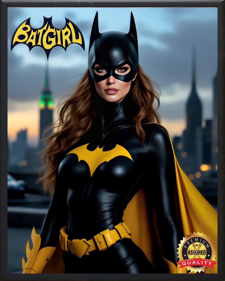 Batgirl - Beautiful Art To Be Signed By Artist - Metal Sign 11 x 14 | eBay