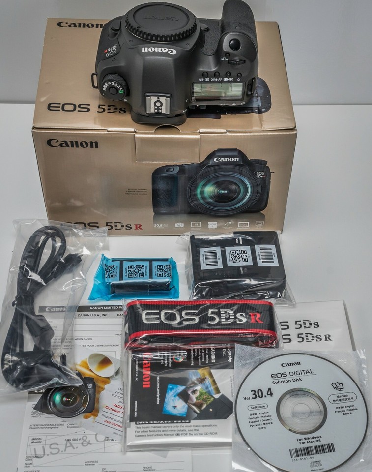 Canon Eos 5DSR 50.6 megapixels Camera Body (MINT) + Original Canon ...