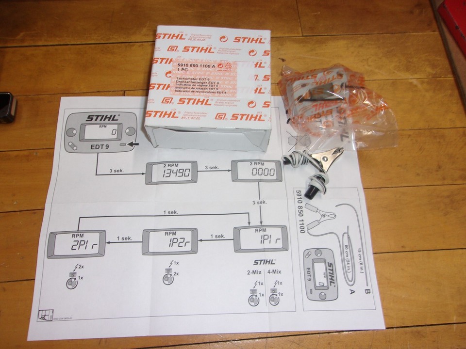 Stihl Specialty Tool Tachometer EDT 9 OEM 5910-850-1100 #GM-E8A1 | eBay