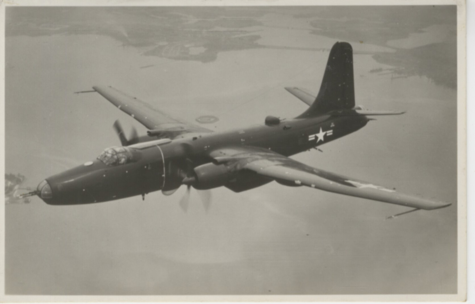 Postcard 1167 - Aircraft/Aviation Real Photo Martin P4M-1 Mercator | eBay