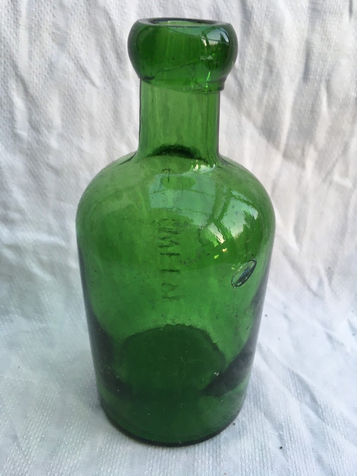 SCHWEPPES green dumpy seltzer bottle c1890-1920 | eBay