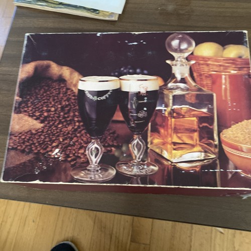 Vintage Set Of 6 Irish Coffee Stemmed Goblets With Box, Includes Recipe ...