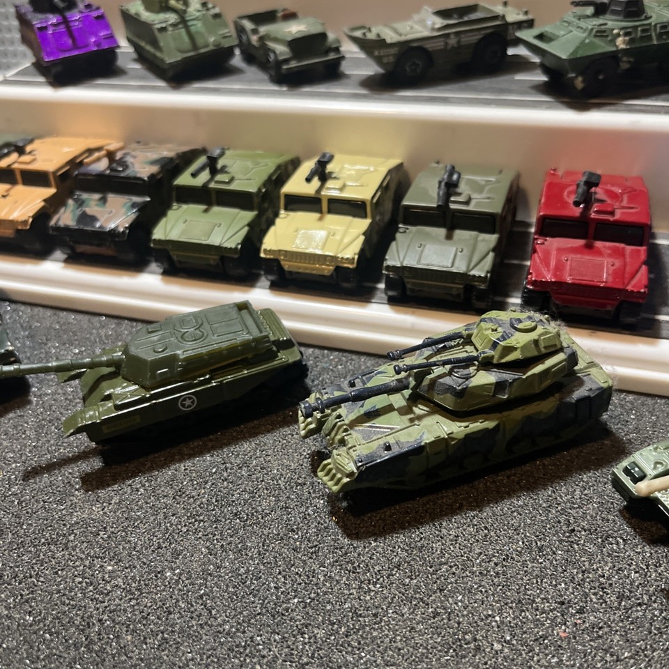 Lot Of 31 Vintage Hot Wheels - Matchbox Military Vehicles 1970s - 90s ...