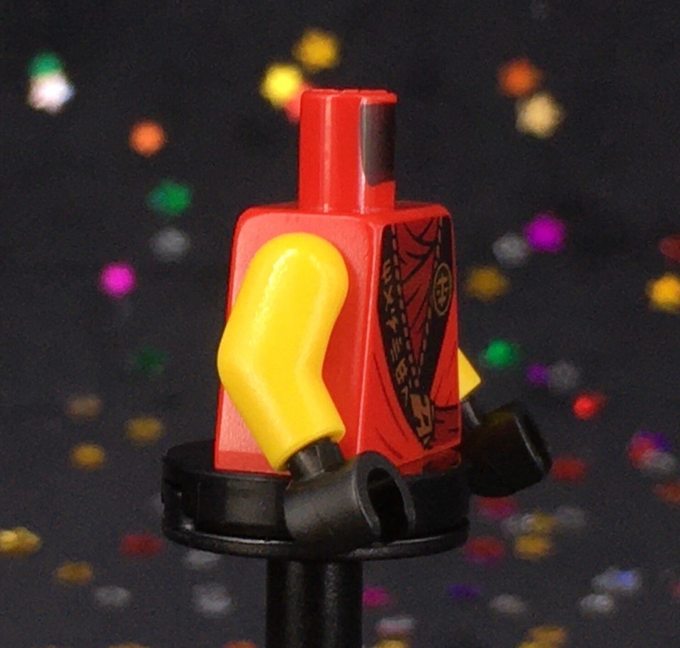 NEW LEGO Red Kai Ninjago Minifigure Torso Decorated Print | eBay
