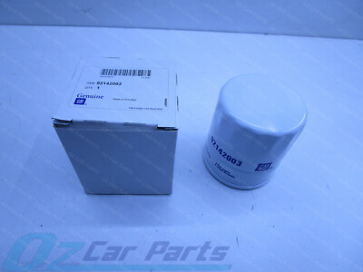 GENUINE ENGINE OIL FILTER FOR HOLDEN COMMODORE UTE VU VY V6 UTE GENUINE ...