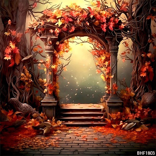 10'x10' CP Autumn Season Scenic Microfiber Fabric background backdrop ...