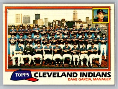 1981 Topps Manager Team Card TC #665 Dave Garcia Cleveland Indians | eBay