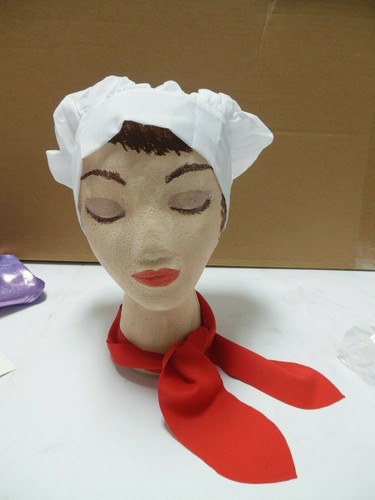 Chef's Hat & Tie Toque and red Kerchief child size Cotton Costume Item ...