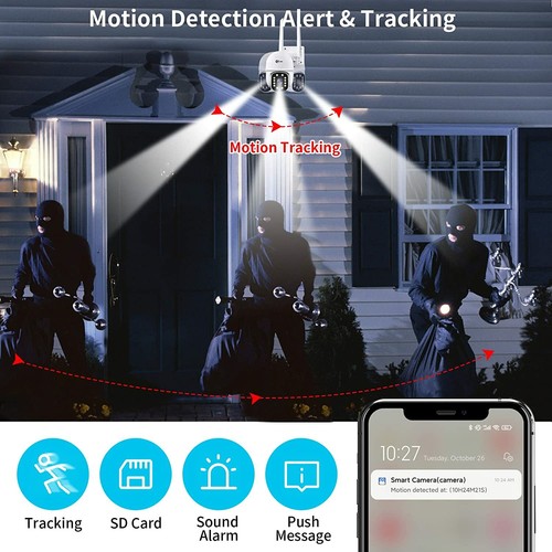 XVIM 1080P Wireless WiFi E27 Bulb Camera / 360° Panoramic PTZ AC ...