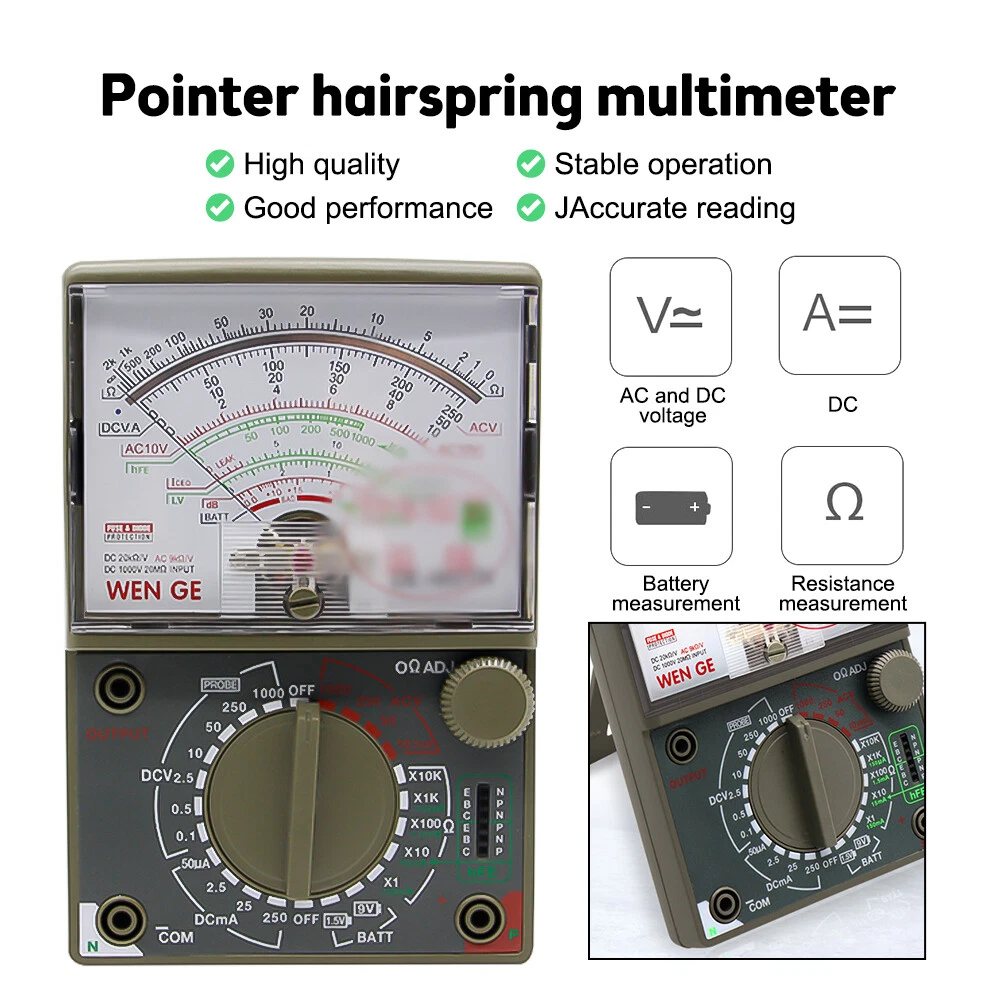 Parts Of Analog Multimeter