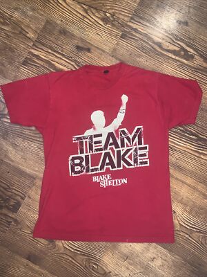 Team Blake T-Shirt Blake Shelton The Voice Large Red Tee Country Music ...