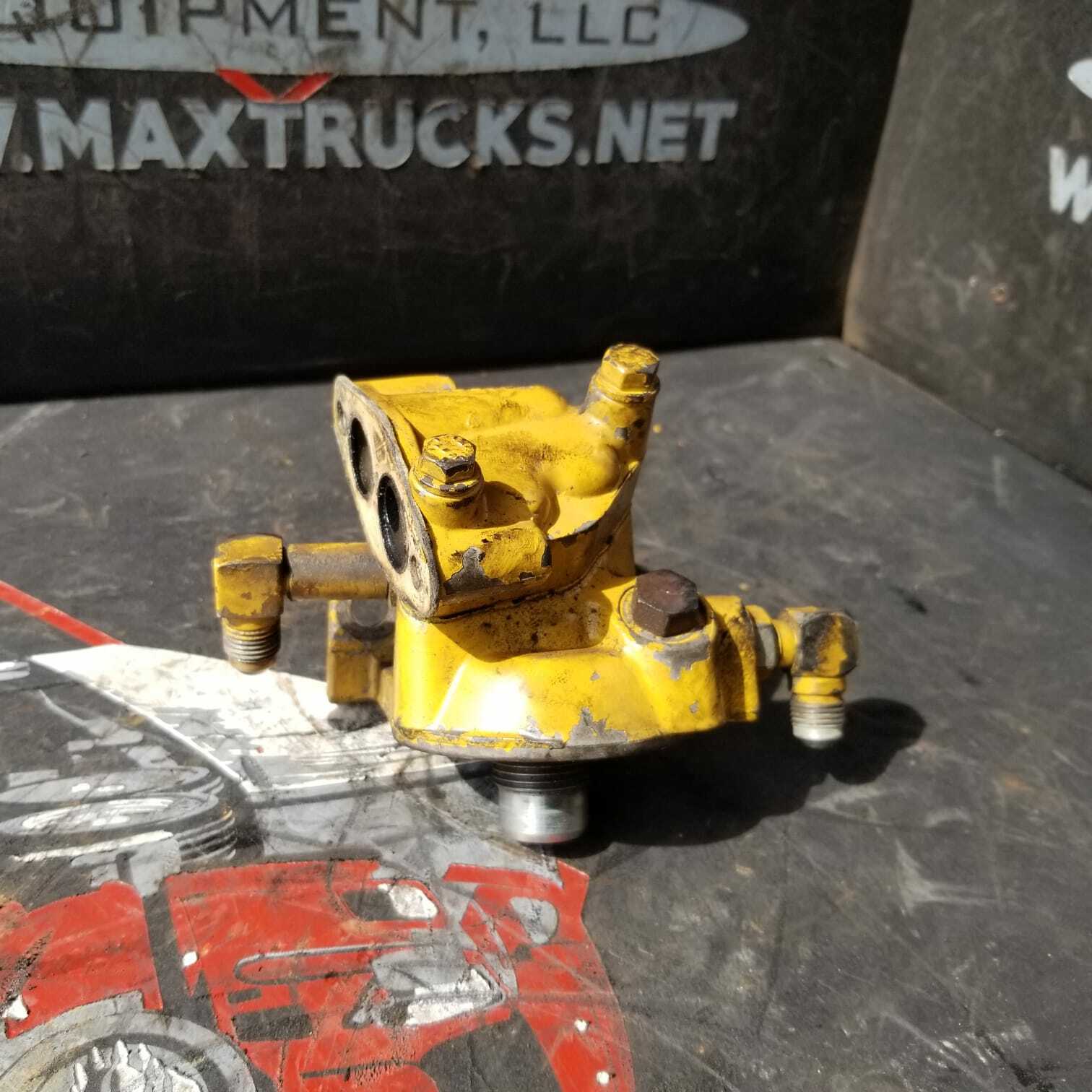 1993 CATERPILLAR 3406 14.6L L6 DIESEL ENGINE FUEL FILTER BASE | eBay