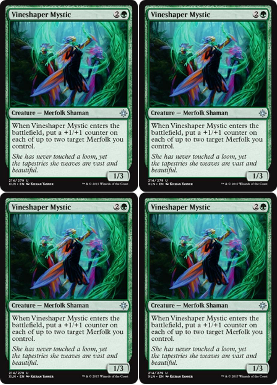 MTG - 4x VINESHAPER MYSTIC - Ixalan (U) | eBay