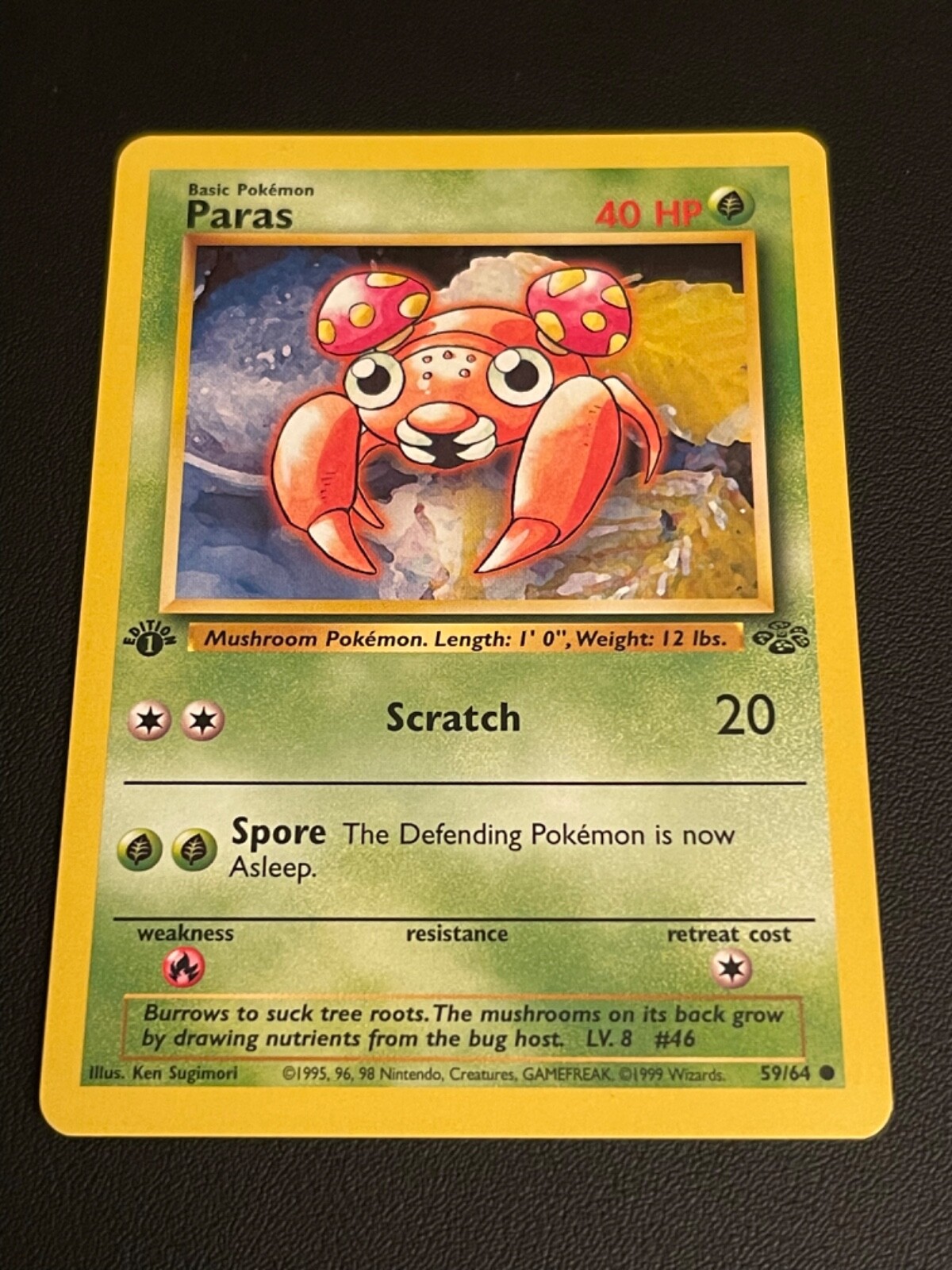 POKEMON TCG PARAS 1ST EDITION 59/64 JUNGLE NM!! | eBay