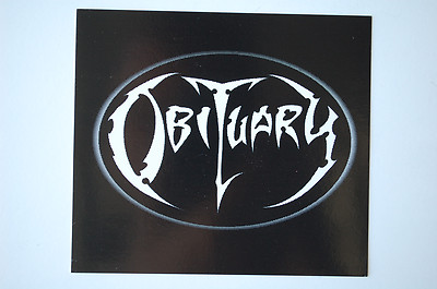 Obituary Sticker Decal (402) Metal Napalm Death Dissection Slayer | eBay