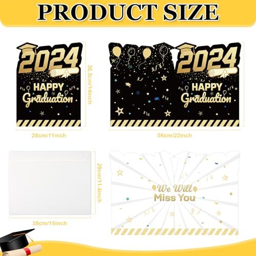 Jumbo Graduation Card 2024 with Envelope 22 x 14 Large 2024 Graduation ...