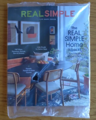 Real Simple Magazine October 2023 ~ The Real Simple Home Is Back! | eBay