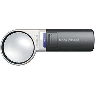 Eschenbach Handheld loupe 5X Mobilux LED Illuminated Pocket Magnifier ...