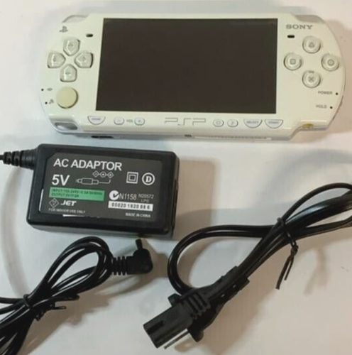 Sony PSP 2000 WHITE Handheld Region Free Playstation Portable Console ...
