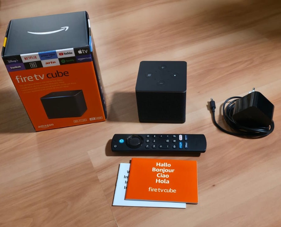Amazon Fire TV Cube Streaming Mediaplayer Alexa Wi-Fi 6E, 4K Ultra HD ...