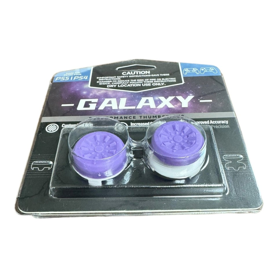 Purple Galaxy PS5 Performance Gaming Thumbsticks Analog Sticks Caps PS4 ...