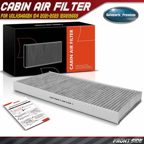 1x Cabin Air Filter for Volkswagen ID.4 2021-2023 BATTERY EV (EV/BEV ...