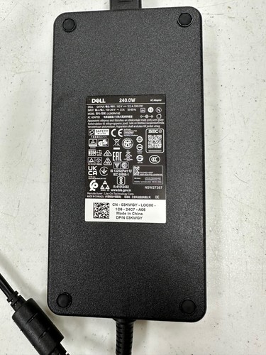 LOT OF 20 Dell Original 240W AC Adapter 19.5V 12.3A Power Supply 7 ...