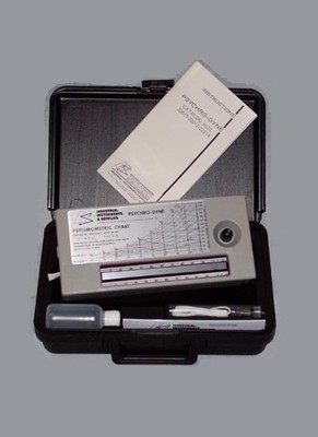 INDUSTRIAL INSTRUMENTS BATTERY POWERED PSYCHRO-DYNE PSYCHROMETER 22014 ...