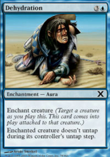 Moderate Play, Japanese MTG Regular Dehydration 10th Edition Magic the ...