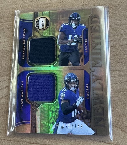 Wallace & Bateman 2021 Panini Gold Standard Dual Jersey #NMD-BR /149 ...