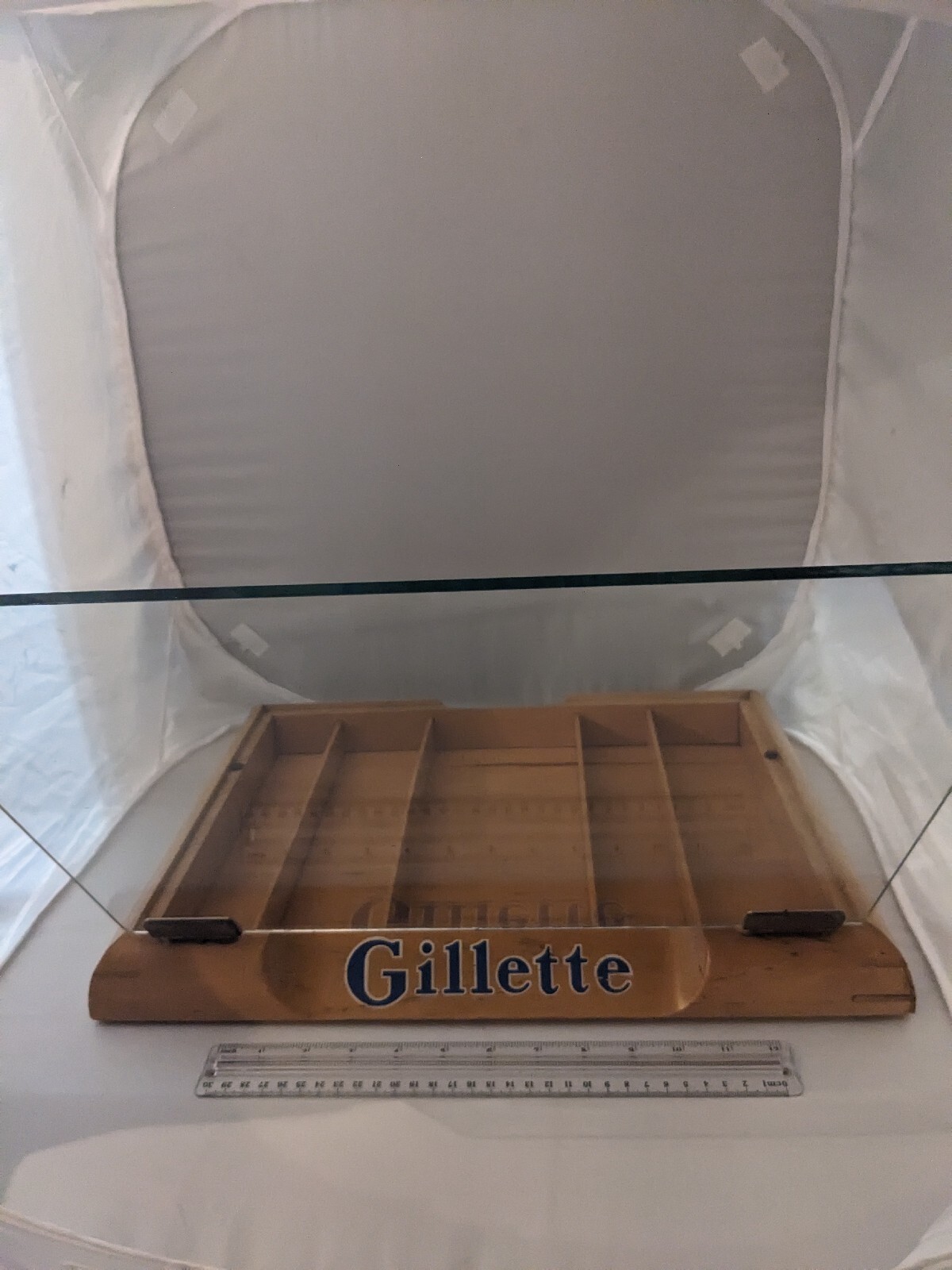 Vintage 1950s Gillette Razor Razors Advertising Store Counter-top ...