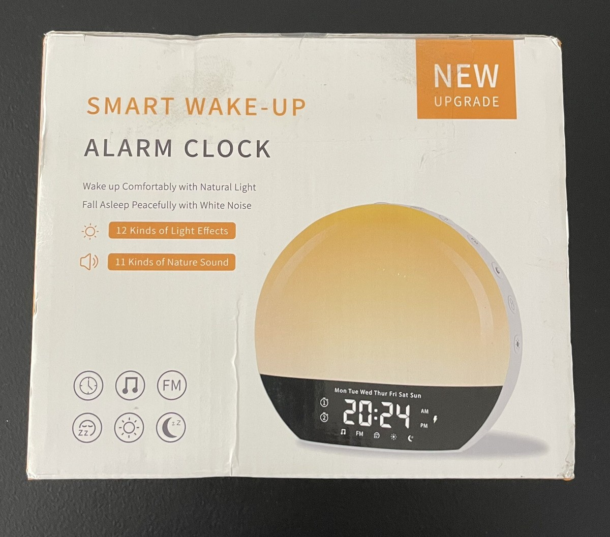 Natural Light Alarm Clock Winshine Touch Wake Up Night Light: Sunrise