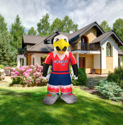 7' Air Blown Inflatable NHL Washington Capitals Slapshot Mascot Yard ...