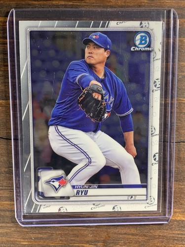 2020 Bowman Chrome Baseball Card #69 Hyun-jin Ryu Toronto Blue Jays MLB ...