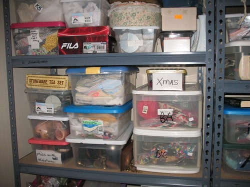 5 pound box lot of Mostly Vintage collectible items Porcelain, Wood ...