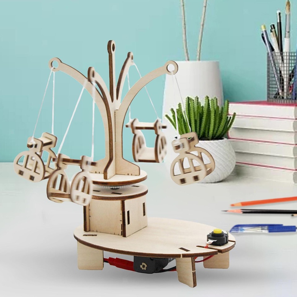 Wooden Revolving Chair Physics Experiment Science Cognition Learning ...
